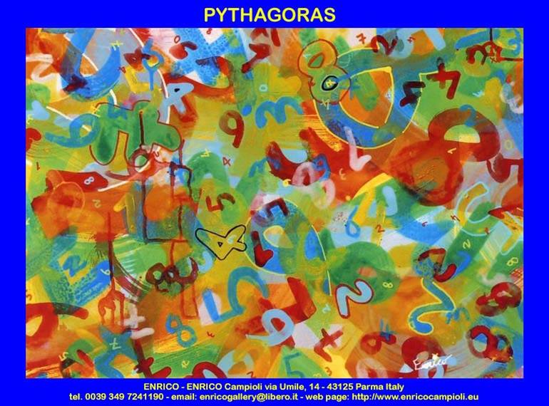 Pythagoras Painting by Enrico Campioli | Saatchi Art