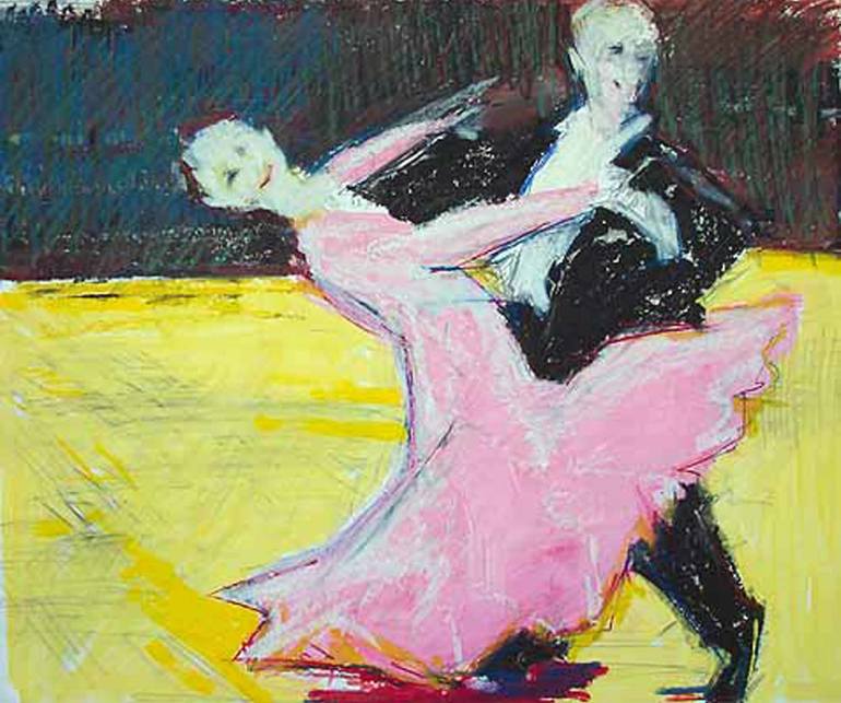 The Dancers Painting by Michael Kelly | Saatchi Art