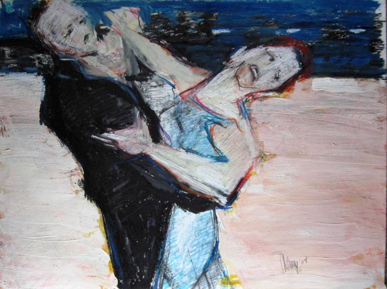 The Winning Couple Painting by michael kelly | Saatchi Art