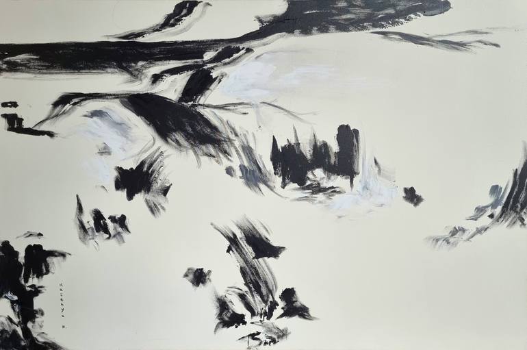 Lively Solitude/ Spring Freshness/ Invigorating wind Painting by ...