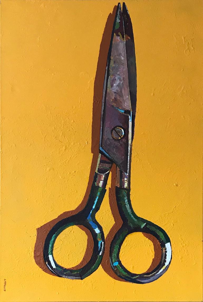 Scissors Painting by Timur UTRo | Saatchi Art