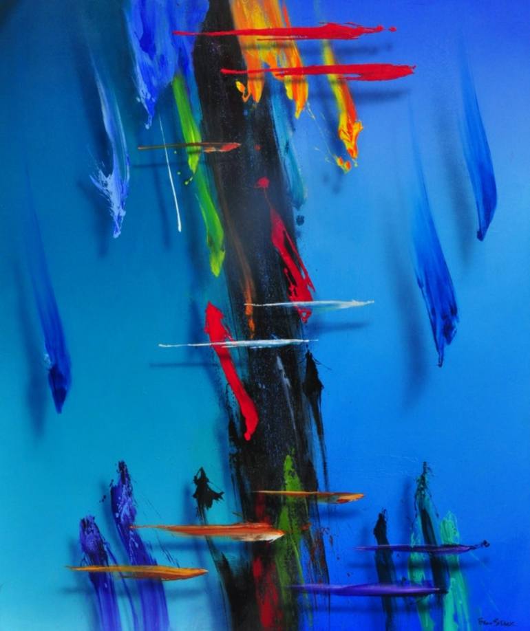 'Stumbling between the Immensities' Painting by Ben Stack | Saatchi Art