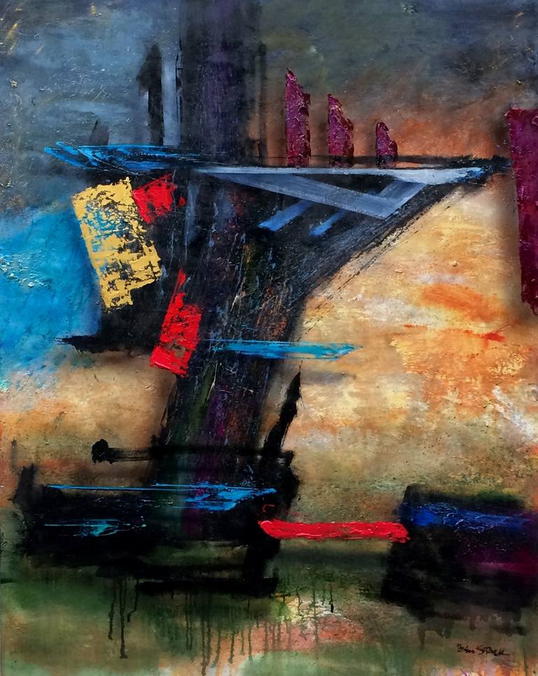 'The Illusion of Knowledge' Painting by Ben Stack | Saatchi Art