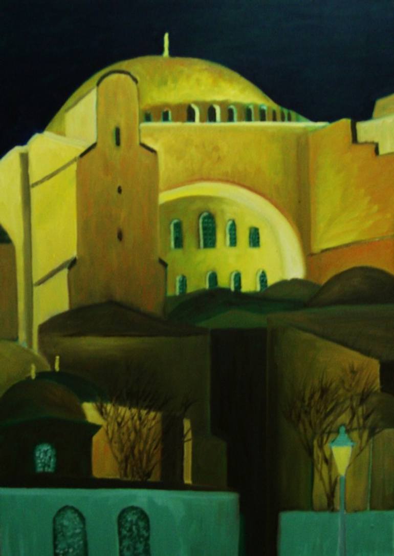 St. Sophia, Istanbul. Painting by Raymond G Potter | Saatchi Art