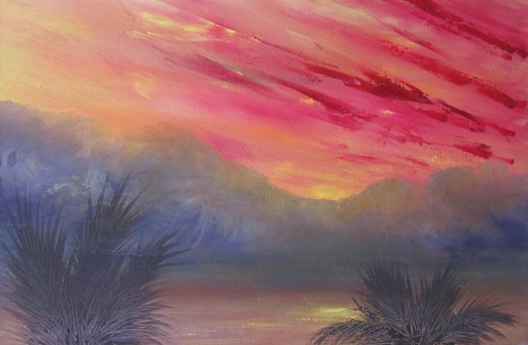 Sunset Painting by Raymond G Potter | Saatchi Art