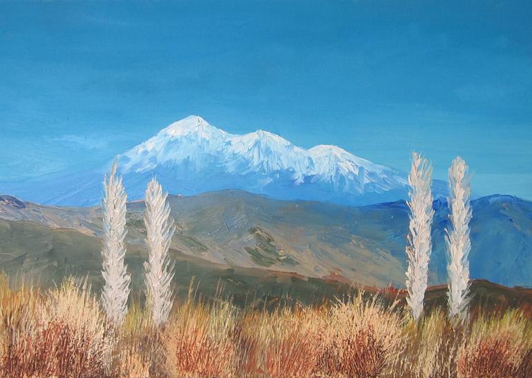 First snows. Painting by Raymond G Potter | Saatchi Art