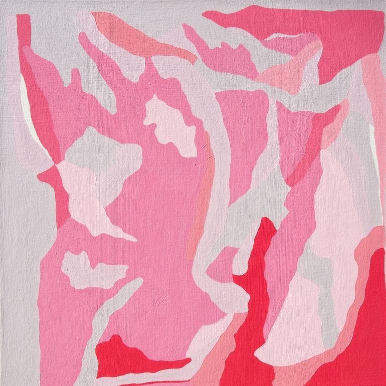 INNER FLOWER - ROSE Painting by Martin Baran | Saatchi Art