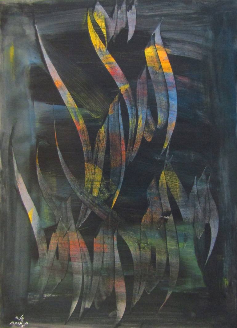 allah Painting by Mahdi Almasi | Saatchi Art