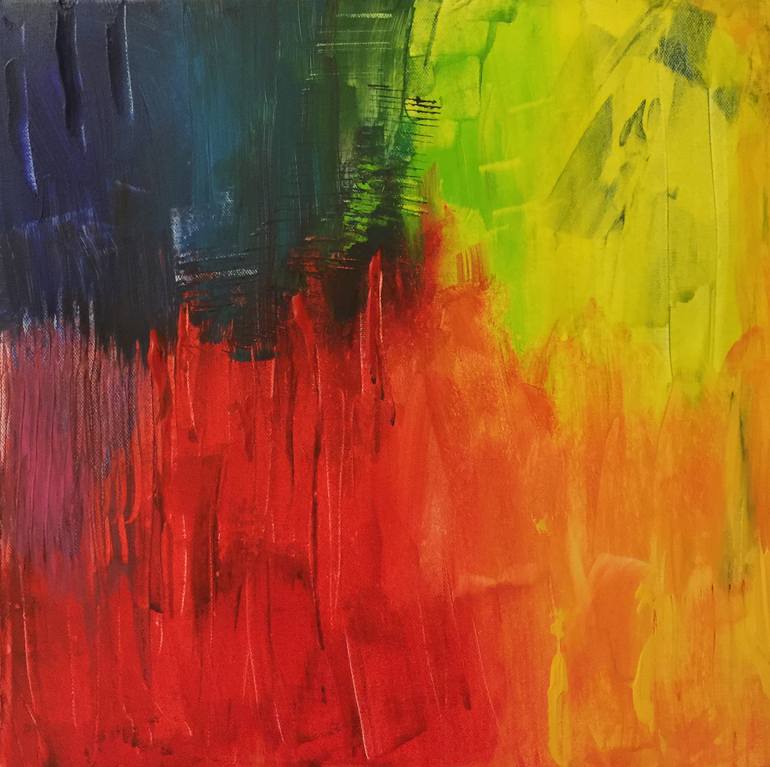 La Academia de los Colores Painting by alejandro moreno | Saatchi Art