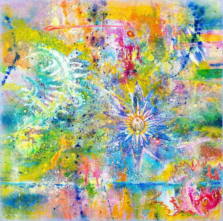 Blue Feast Painting by Laragh Spearman | Saatchi Art