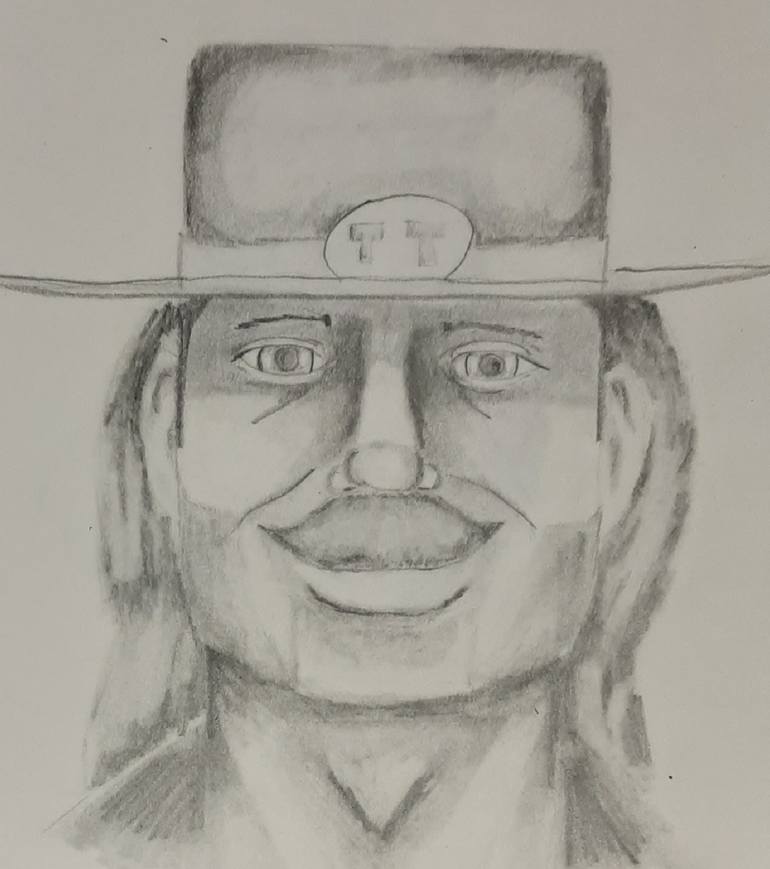 Tom Trueblood Drawing by Brent Shelest | Saatchi Art