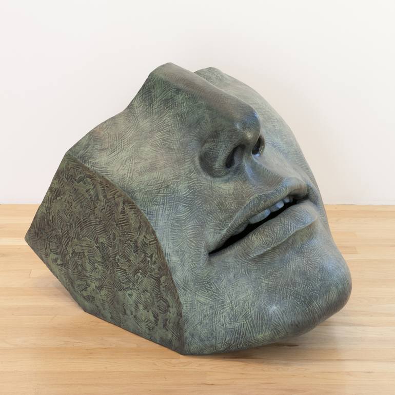 Large Face Fragment IV Sculpture by Susan Stamm Evans | Saatchi Art