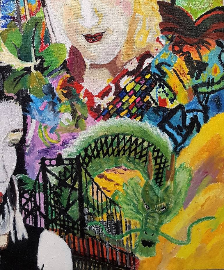 The Story Of A Geisha Painting by Sophie Nelson-Iye | Saatchi Art