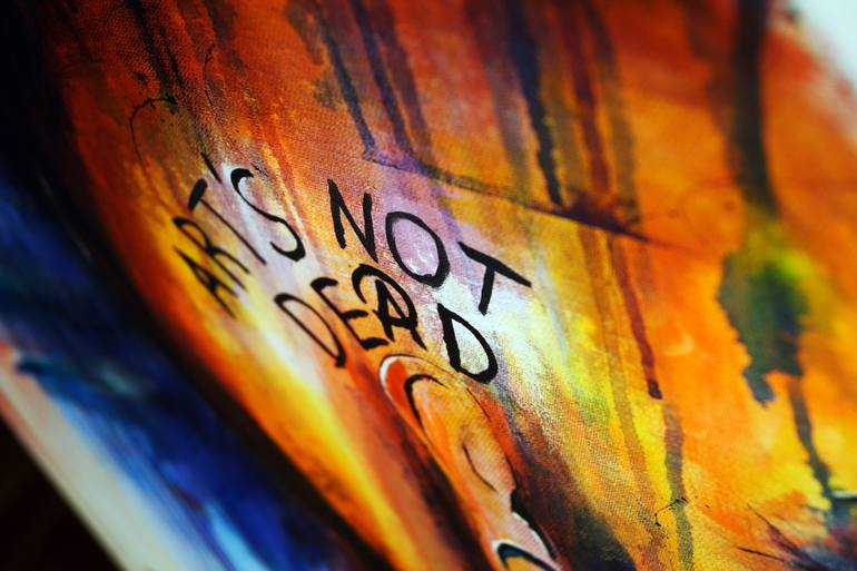 Art's not dead Painting by Captain Fanta | Saatchi Art