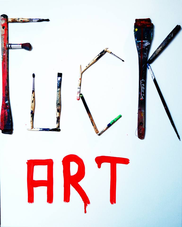 Fuck Art Painting by Captain Fanta | Saatchi Art