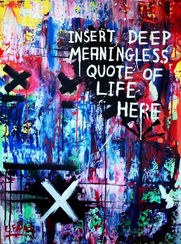 Insert here Painting by Captain Fanta | Saatchi Art