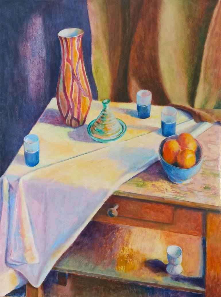 Arabic Still Life - Adam Selina Painting by Polish Art | Saatchi Art