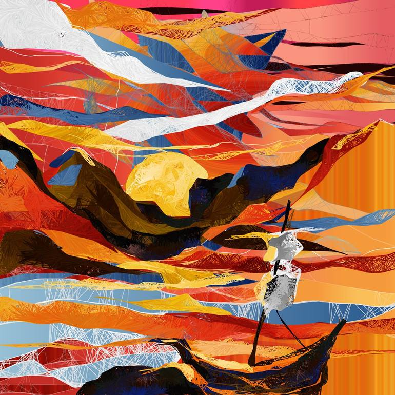 Beached Painting by Indrani Mitra | Saatchi Art