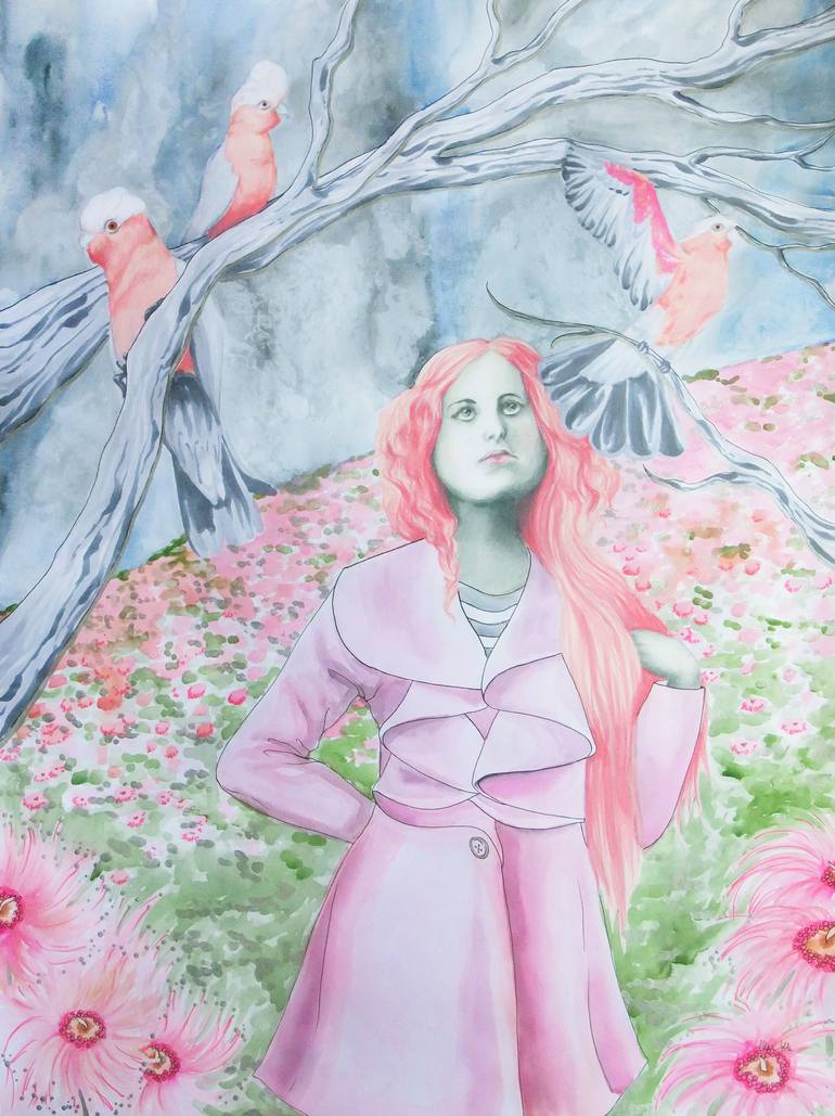 The Enchantress Drawing by Allise Noble | Saatchi Art