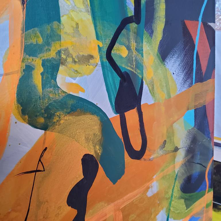 Panther Place Painting by Wendy Grace | Saatchi Art