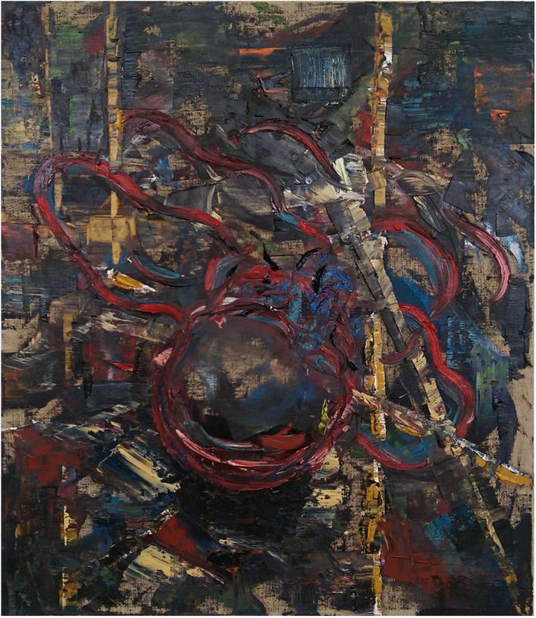 Slip into Collapse Painting by Jan-Willem Vandenberghe | Saatchi Art