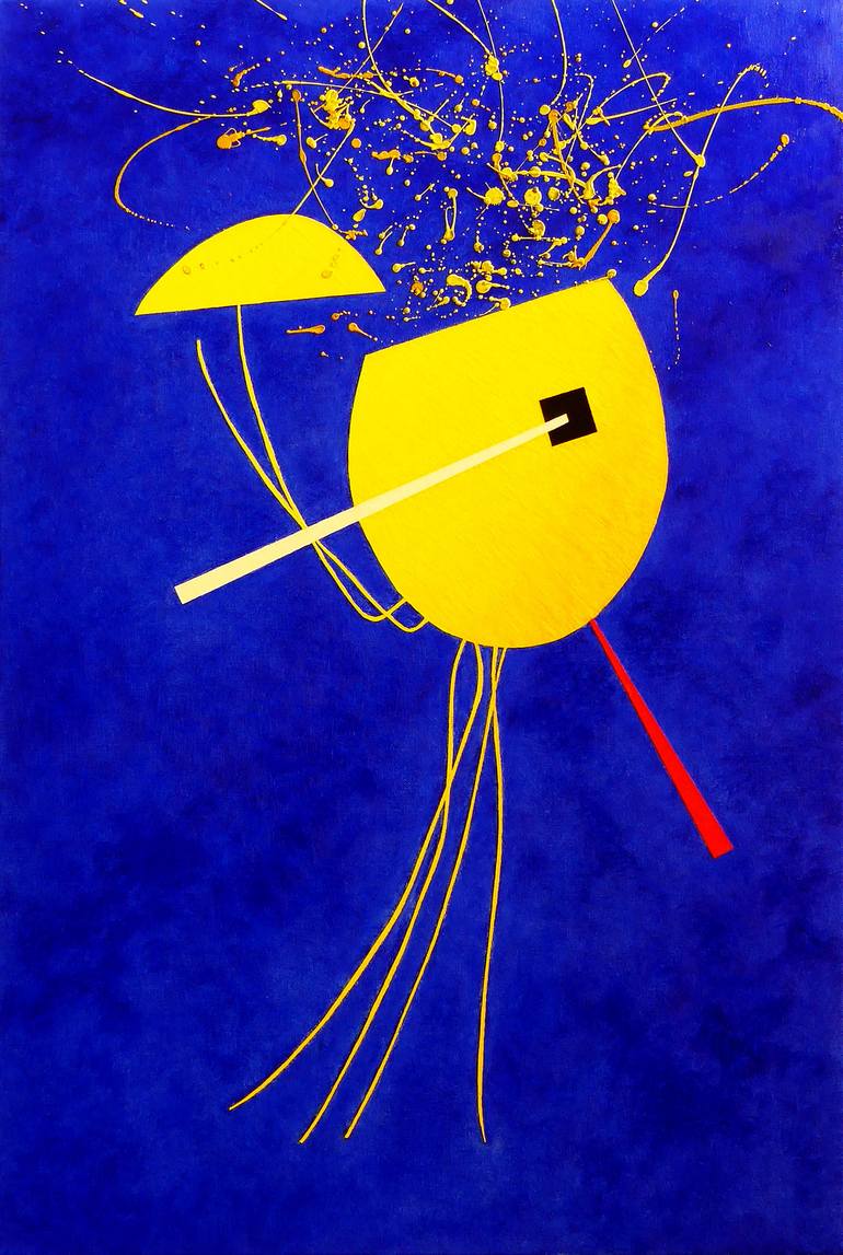 Medusa-Cocktail of Seabed Painting by Vincent Glo | Saatchi Art