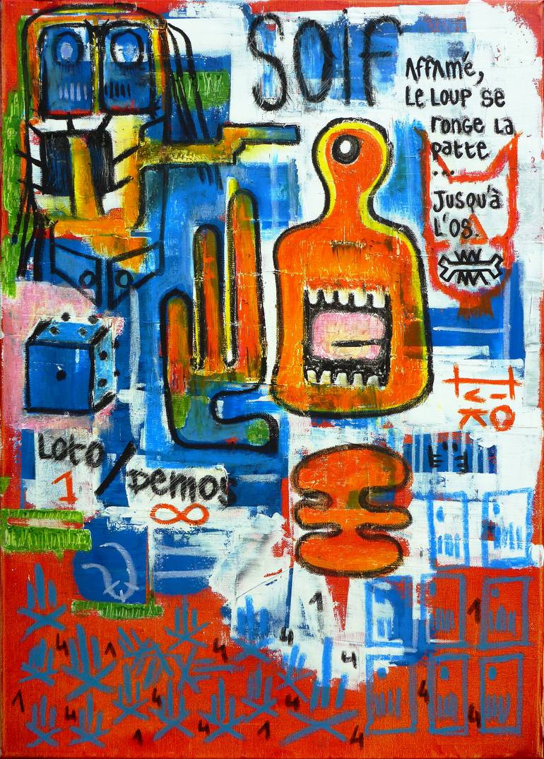 Soif Painting by Vincent Glo | Saatchi Art