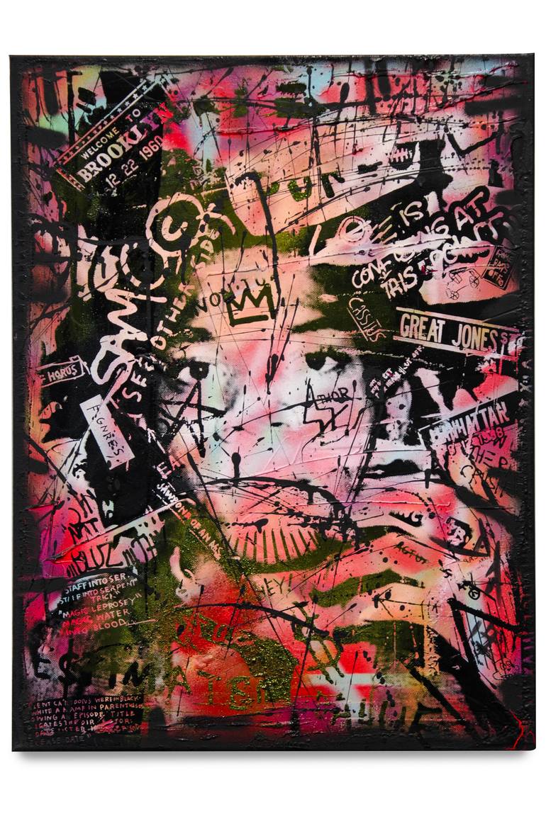Jean Michel Basquiat - Life Painting by Devon Almarinez | Saatchi Art