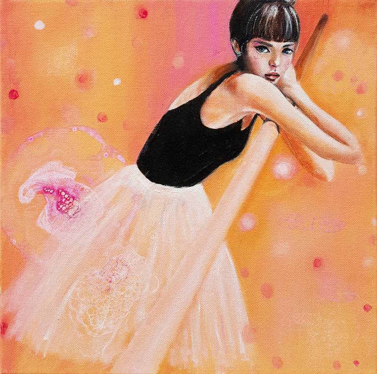 The ballerina Painting by Eury Kim | Saatchi Art