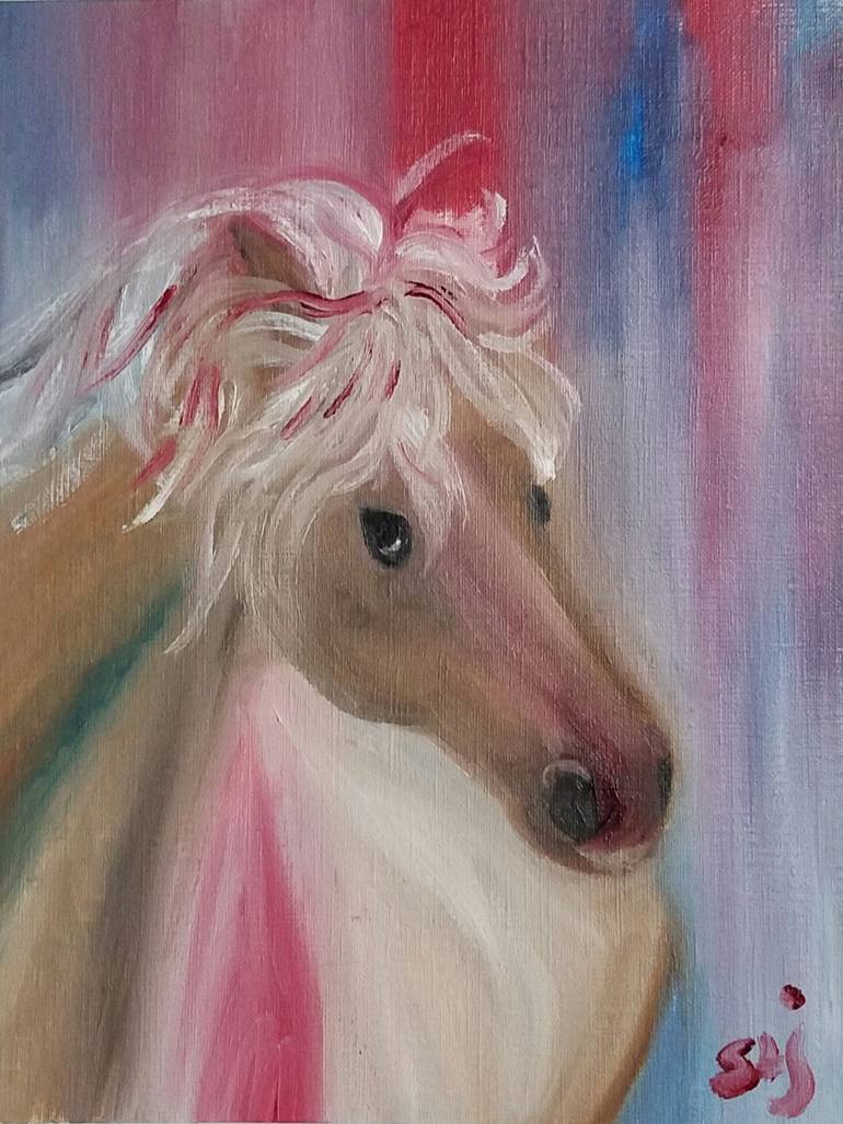 Demure Painting by Sandy Jensen | Saatchi Art