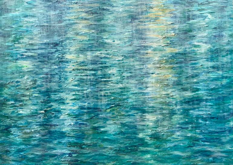 Reflecting Liquid Painting by Diane Rieger | Saatchi Art