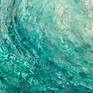 Sea Foam Mist Painting by Diane Rieger | Saatchi Art