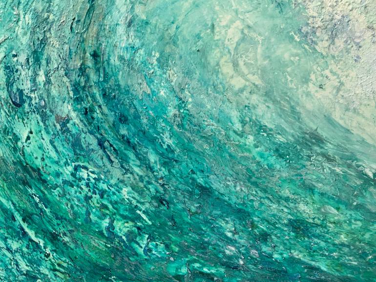 Sea Foam Mist Painting by Diane Rieger | Saatchi Art