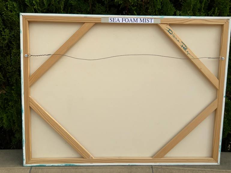 Sea Foam Mist Painting by Diane Rieger | Saatchi Art