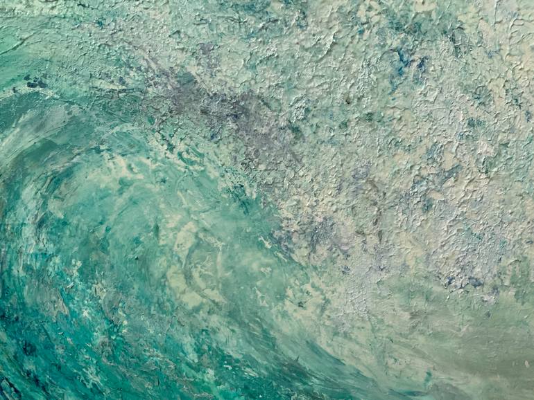 Sea Foam Mist Painting by Diane Rieger | Saatchi Art
