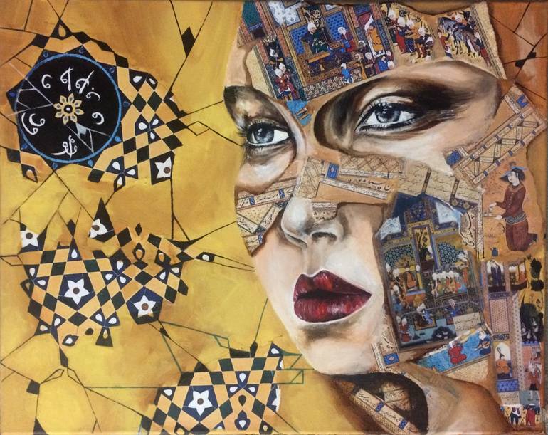 somebody from dynasty (Persian collection) Painting by Sepideh Goodarzi ...