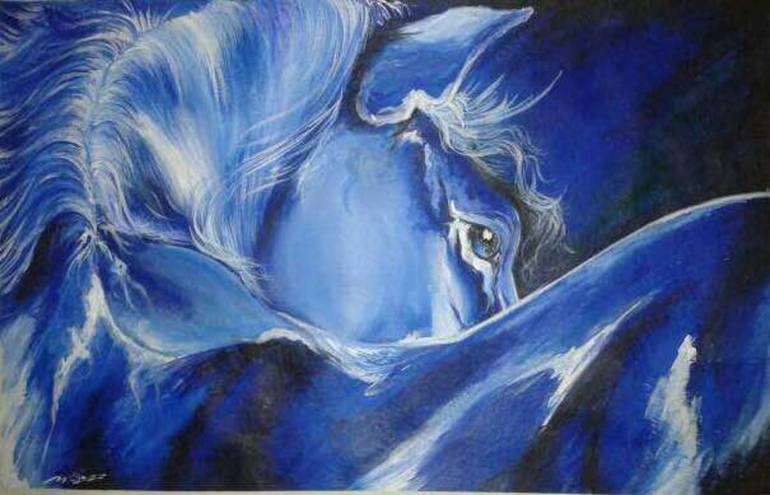 Untamed Painting by Nitesh Sharma | Saatchi Art