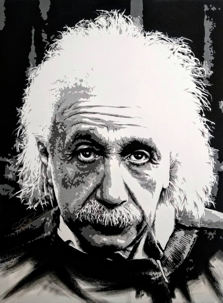 Albert Einstein Painting By Guy B Roames Saatchi Art Albert Einstein Painting By Guy B Roames Saatchi Art