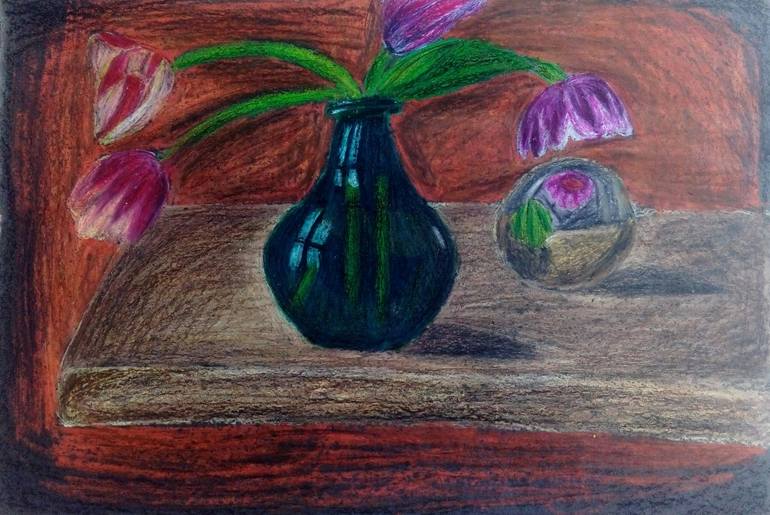 Vase Drawing by Kanishka Tripathi | Saatchi Art