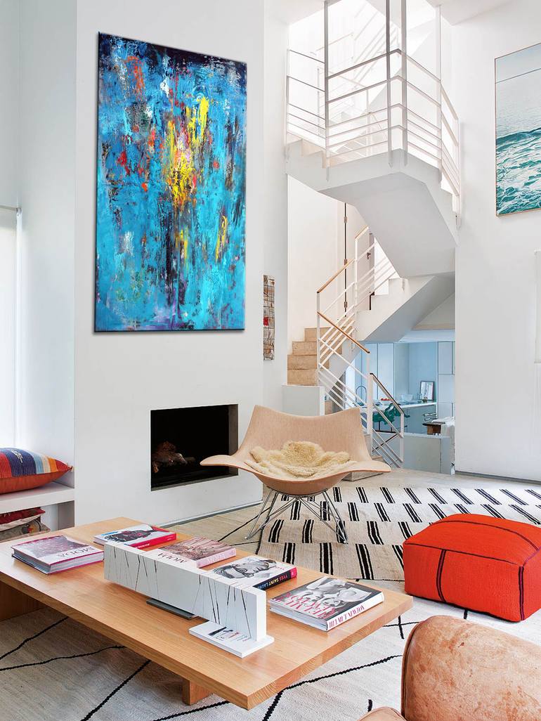 EXTRA LARGE ABSTRACT PAINTING Bach- The Violin Concertos (2021 ...