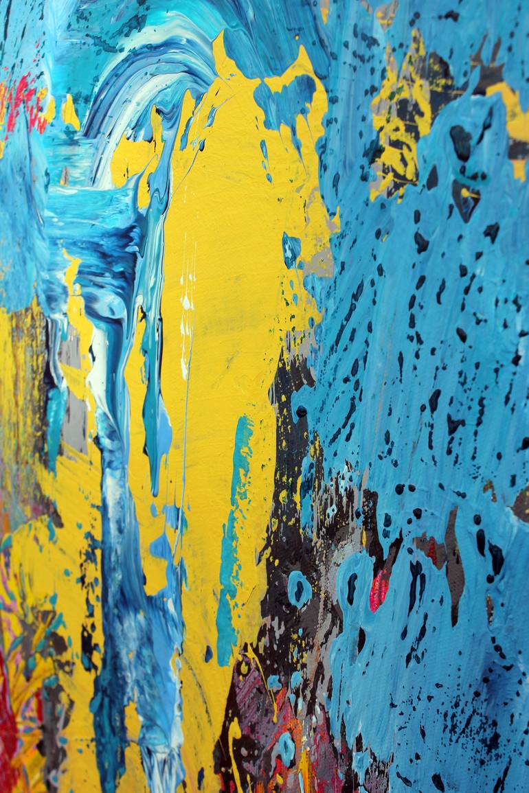 EXTRA LARGE ABSTRACT PAINTING Bach- The Violin Concertos (2021 ...