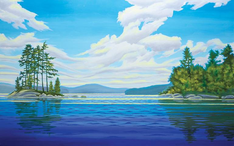 Northern Passage Painting by Michael Woodside | Saatchi Art