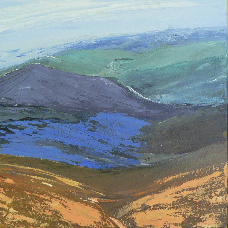 Misty Moorland - SOLD Painting by Norma Rowe | Saatchi Art