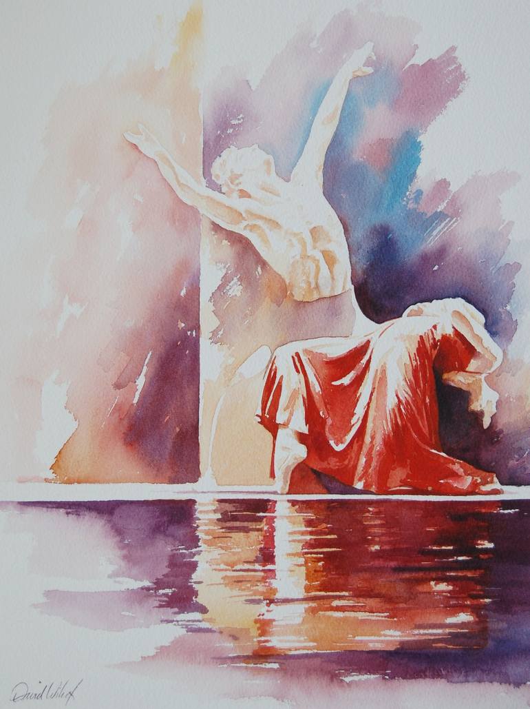 Protecting Veil Painting by David Wilcox | Saatchi Art