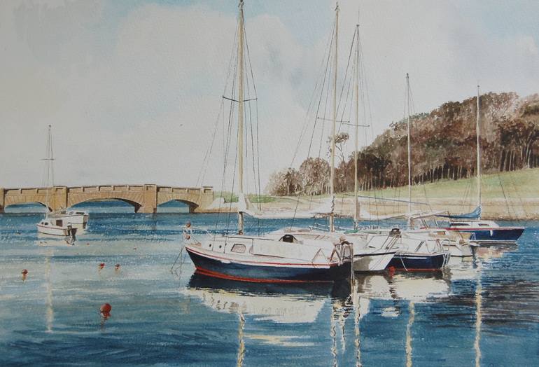 Summer at Axminster Painting by David Wilcox | Saatchi Art