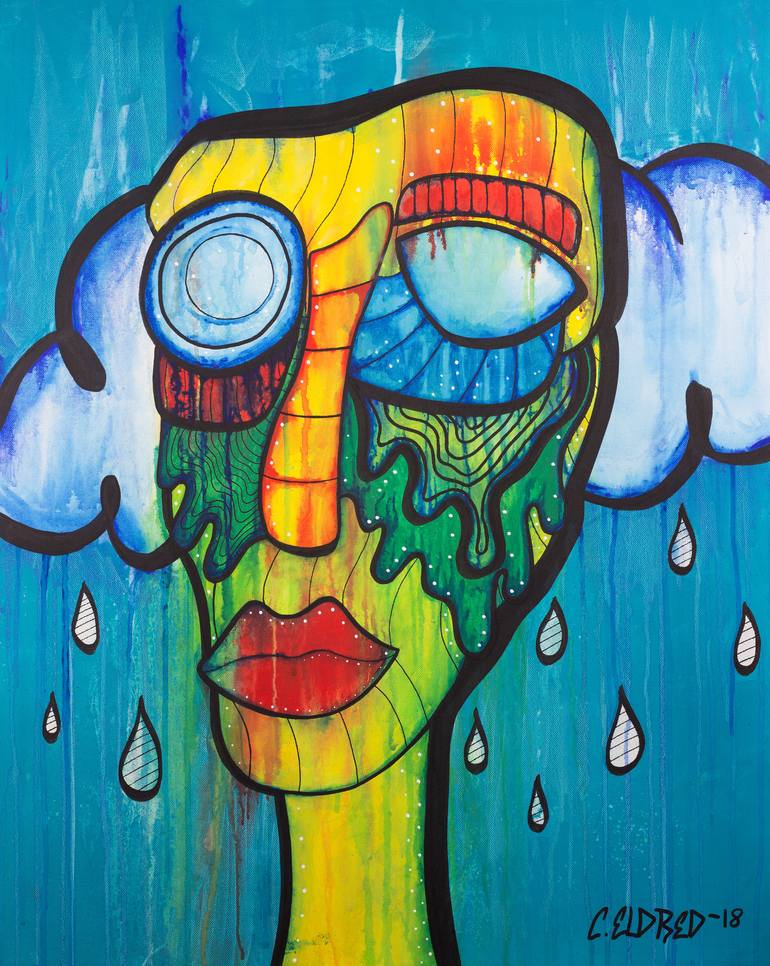 It Rains Inside and Out Painting by Christopher Eldred | Saatchi Art