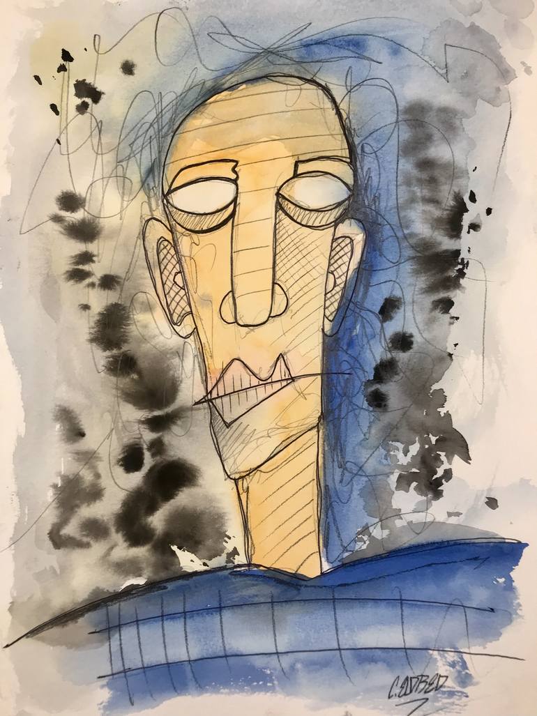 Portrait 2 Painting by Christopher Eldred | Saatchi Art