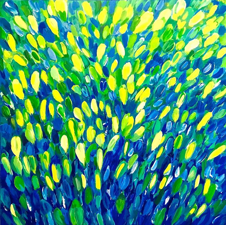 Garden I Painting by Morela Avilan | Saatchi Art