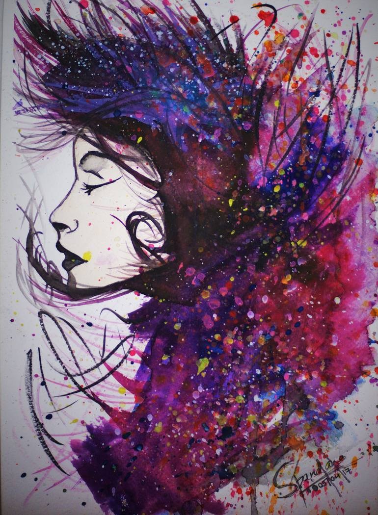 EXPLODE Painting by Spandana Kuppula | Saatchi Art