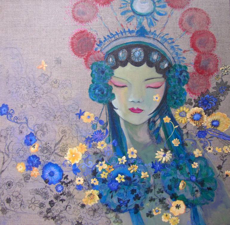 《drama》 Painting by Jing Zhang | Saatchi Art